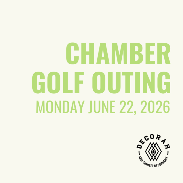 Annual Chamber Golf Outing - Decorah Area Chamber of Commerce